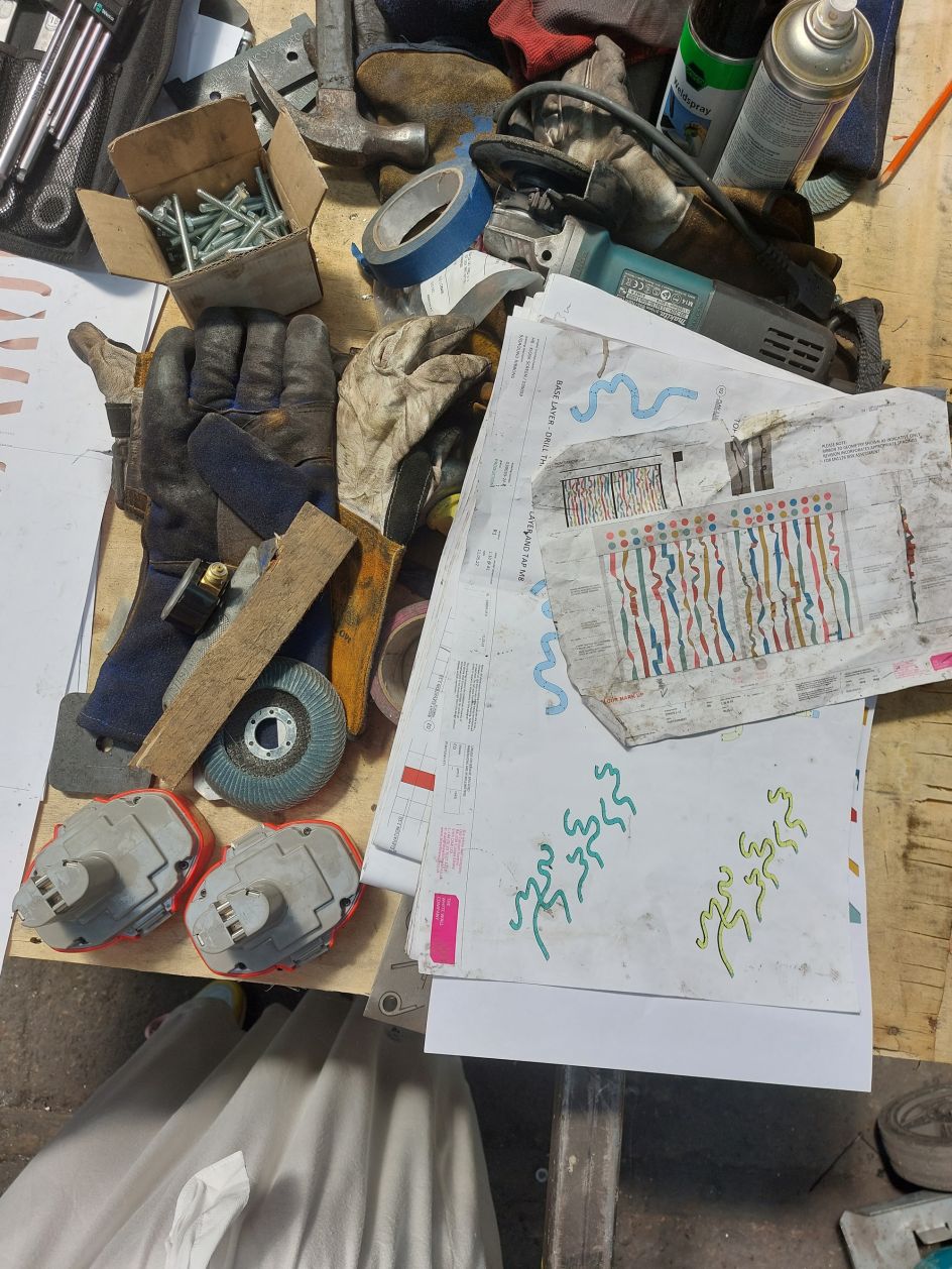 A new sculpture of rainbow-coloured ribbons is amazingly made of steel ...