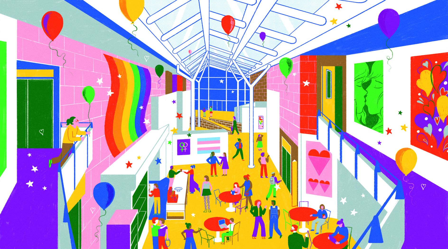 Harry Woodgate's richly textured illustrations that burst with energy ...