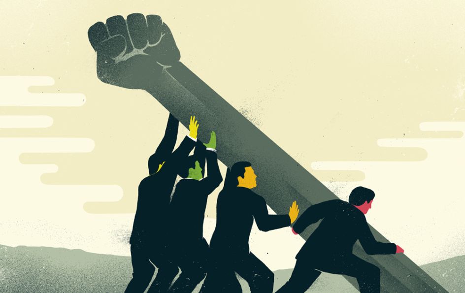 Political yet witty illustrations that play with shape and colour by ...