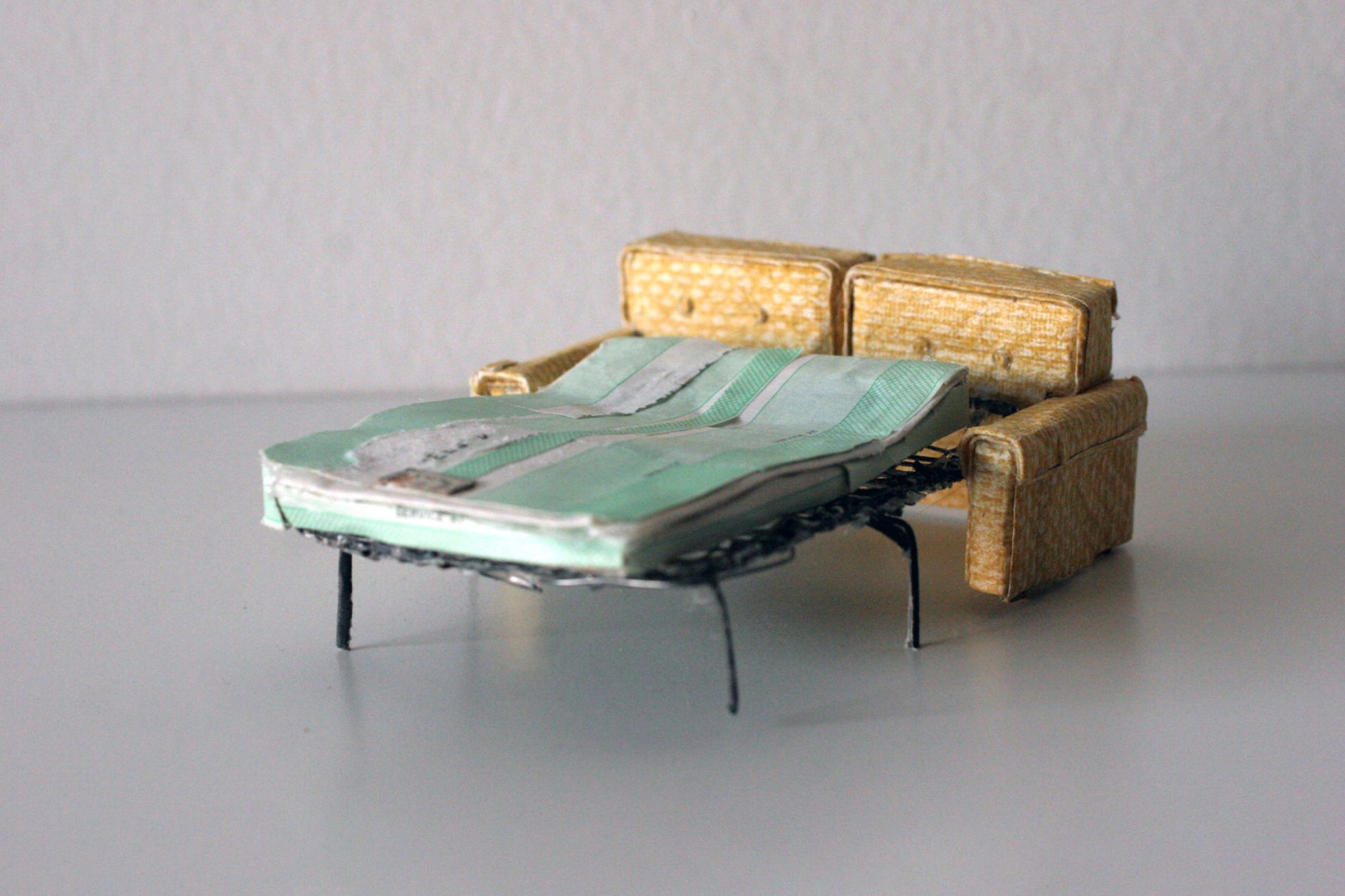 A hoarder creates tiny sculptures of everyday objects made entirely ...