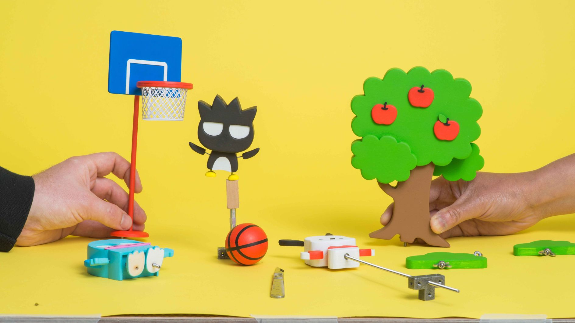 Cute wooden stop motion animation features Hello Kitty and friends ...