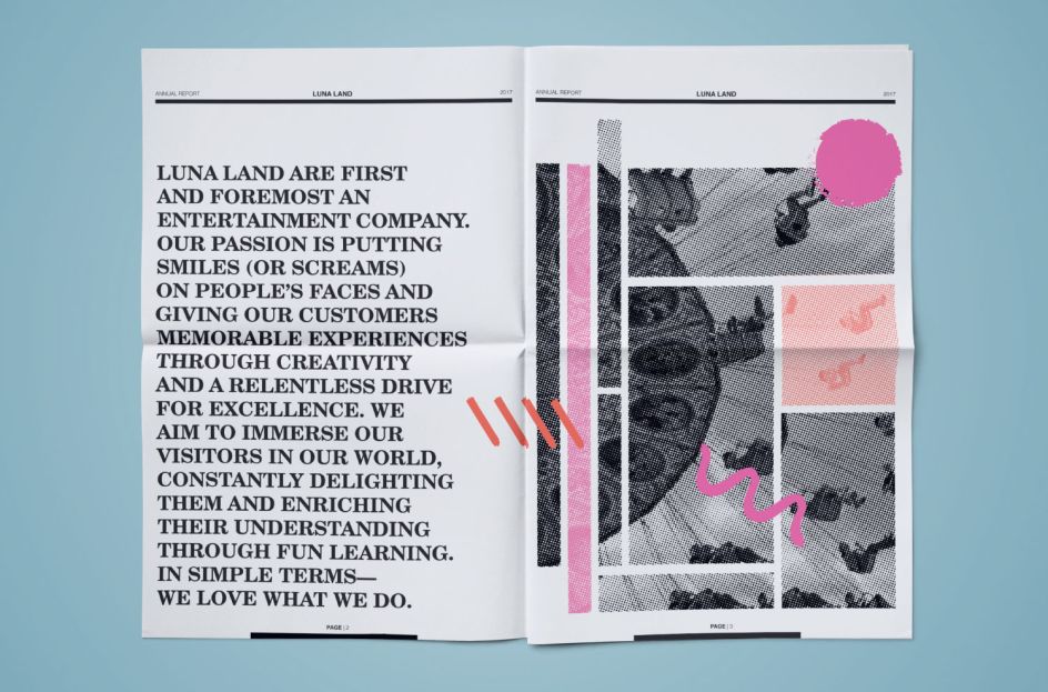 18 'non-boring' corporate reports designed by graphic design students ...