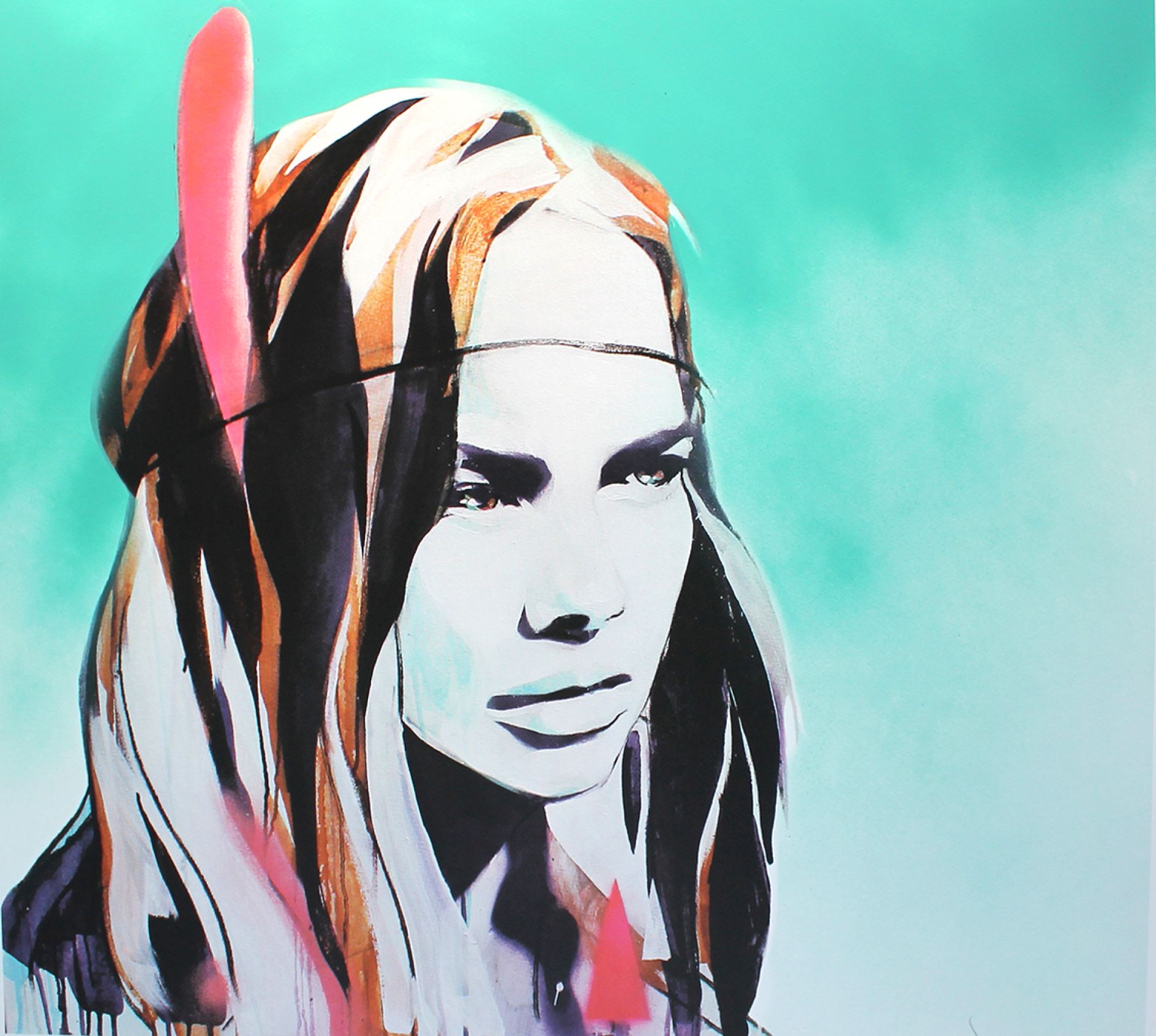 Natural, Beautiful & Strong: Urban street art portraits of tranquil ...