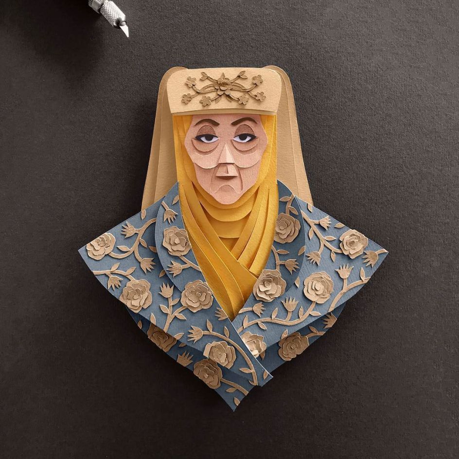 Intricate papercut portraits of our favourite Game of Thrones ...