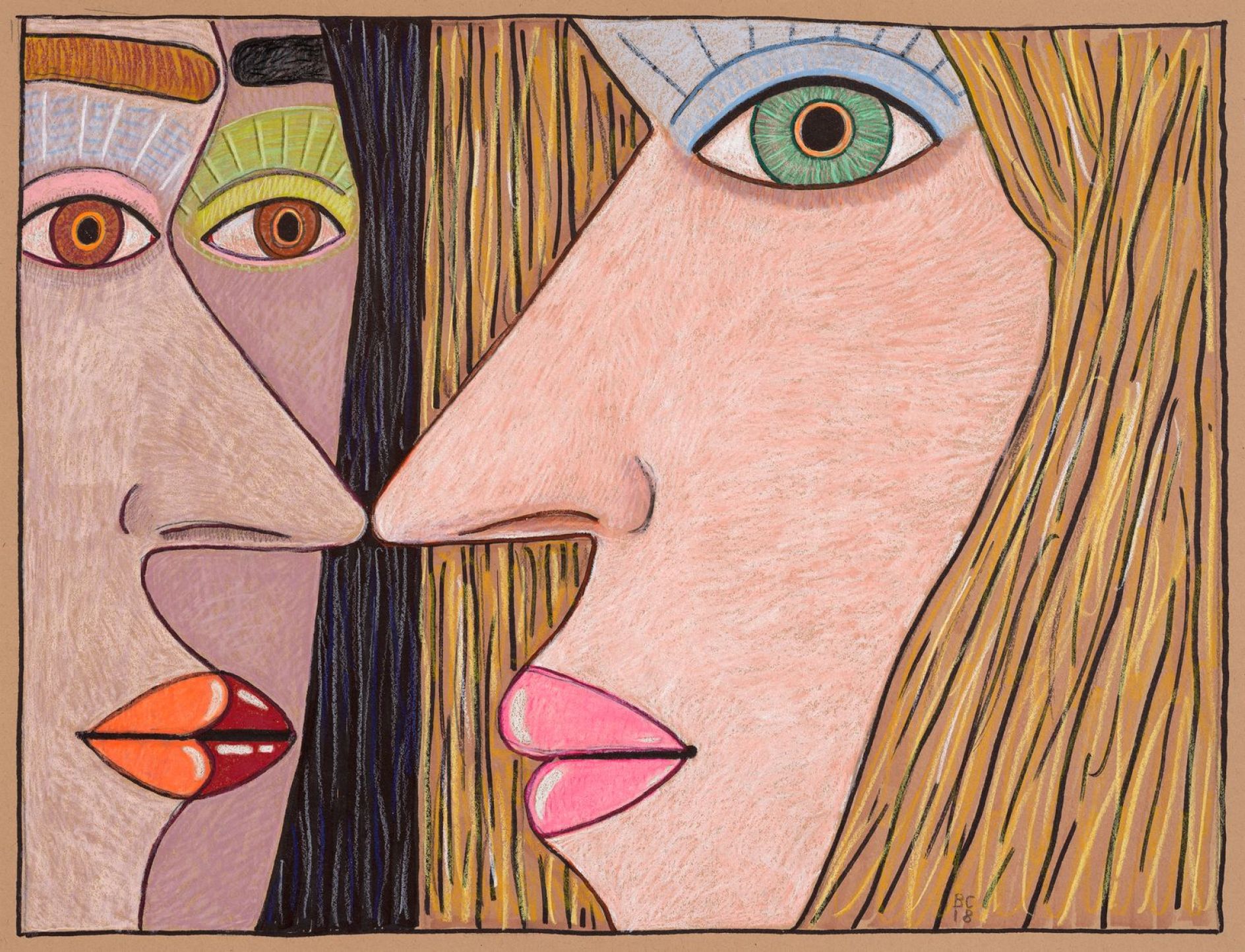 Brian Calvin's latest paintings of Californian youth dazzle in pastel ...