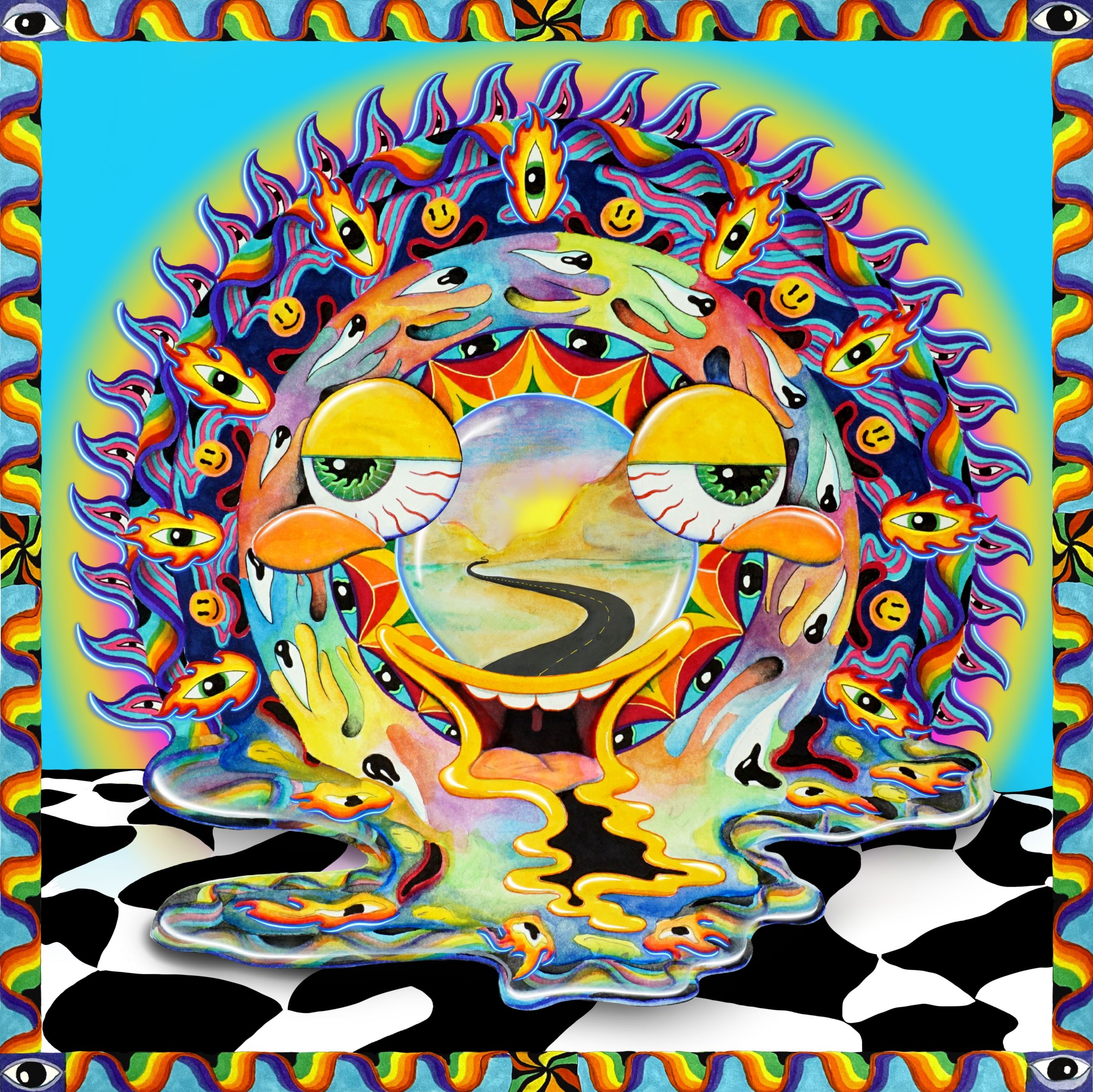 Dang Olsen creates psychedelic illustrations designed to make your ...