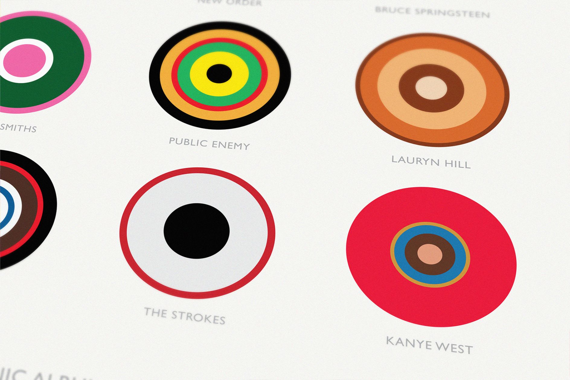 Ever wondered how iconic music albums might look in minimalist form? A ...