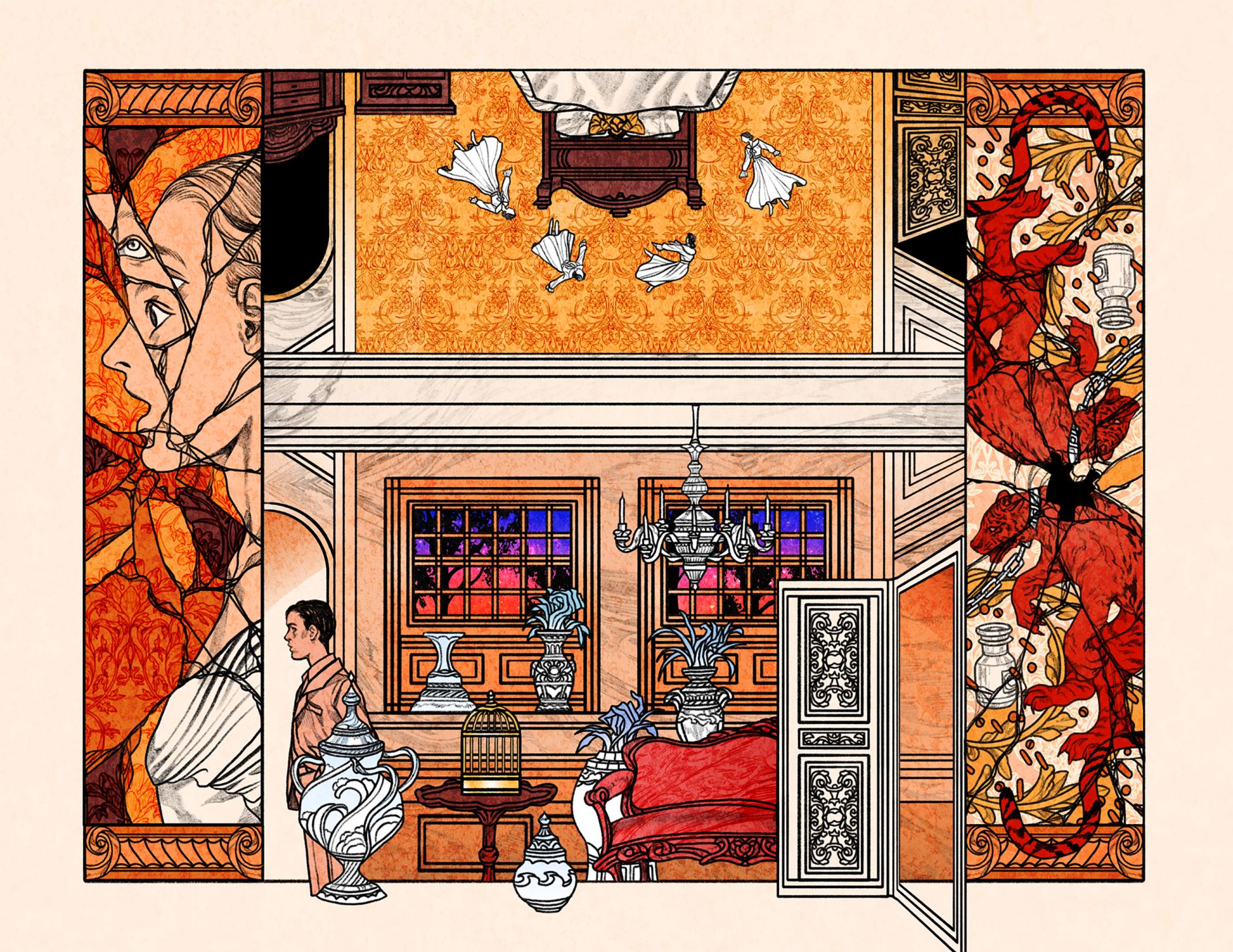 Jen Yoon's AR illustrations adapt The Yellow Wallpaper for a modern ...