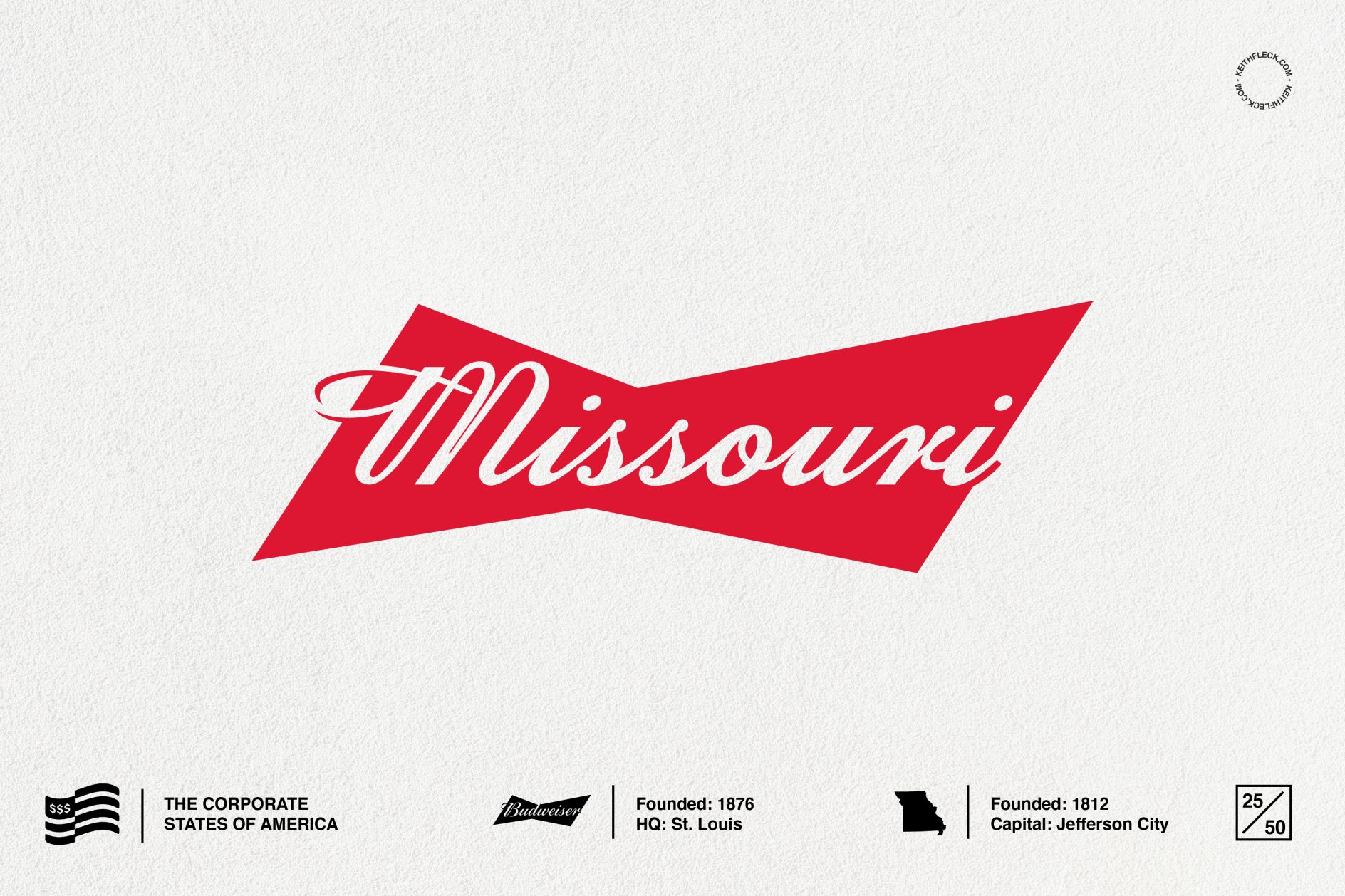 Keith Fleck brands all 50 states of America based on their biggest ...