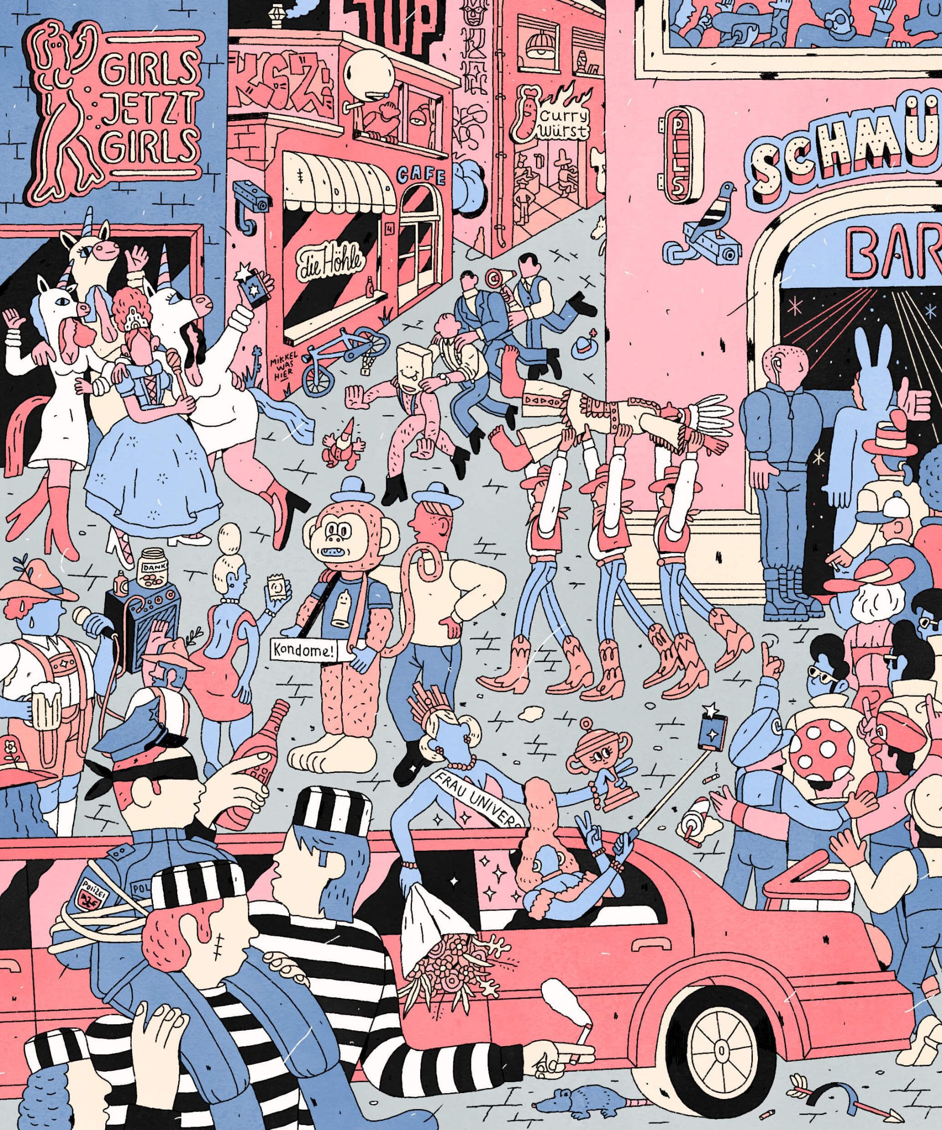 Philip Lindeman's playful illustrations find the funny side of modern ...