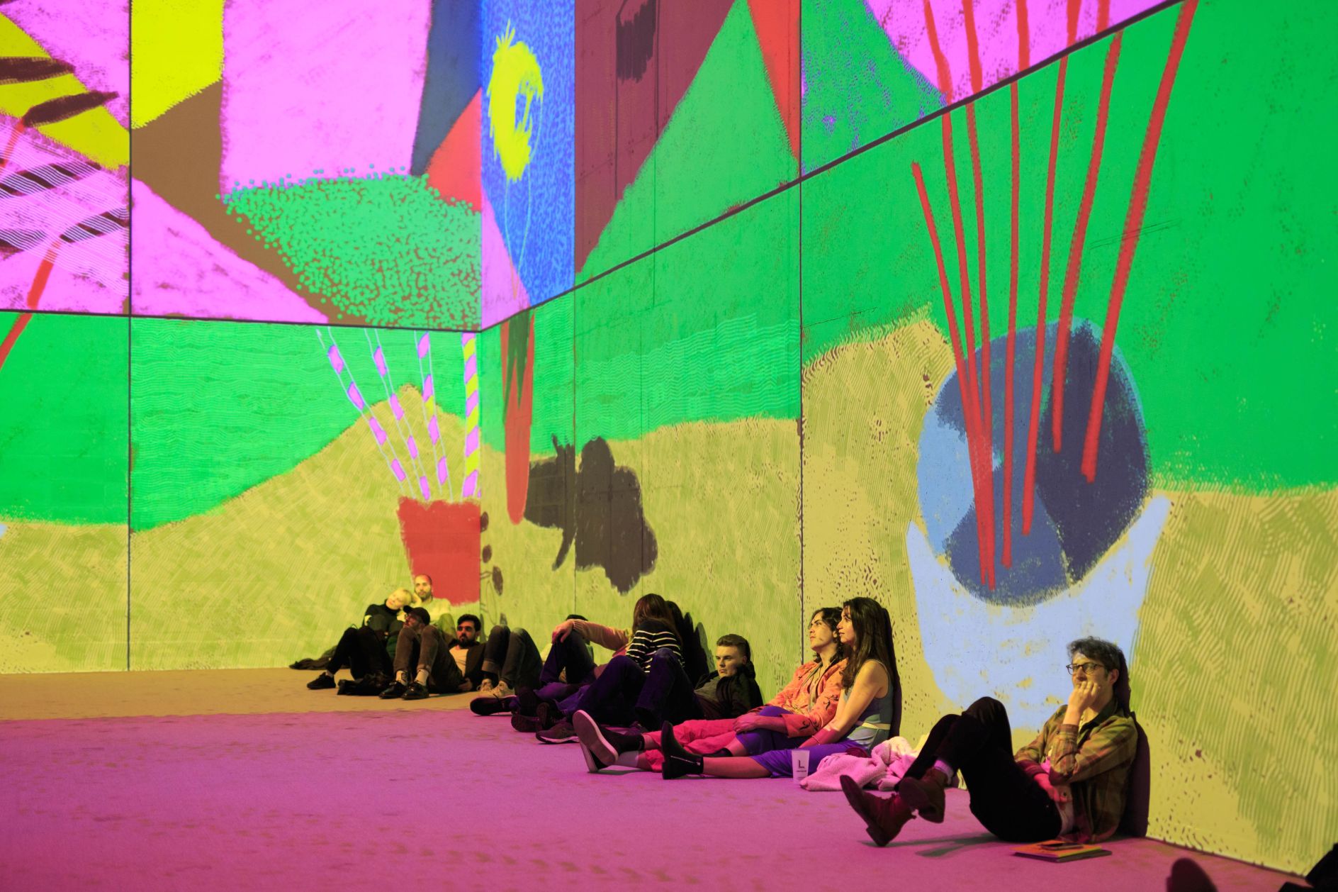 David Hockney is brighter and bolder in new Kings Cross dynamic art ...