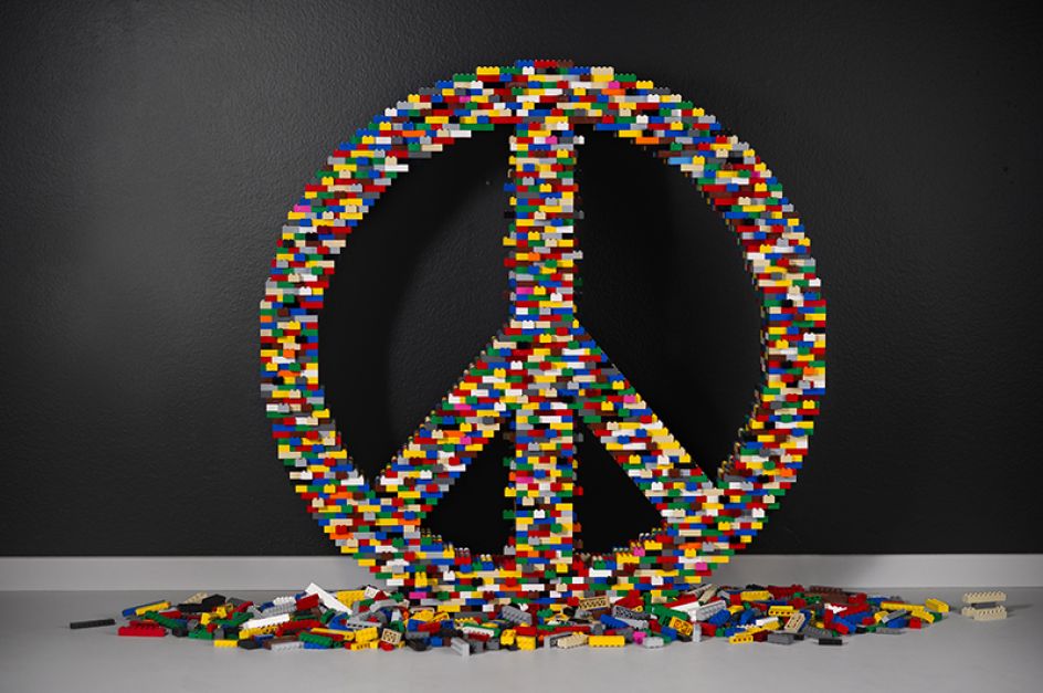 Huge sculptures and iconic artworks recreated using over one million ...