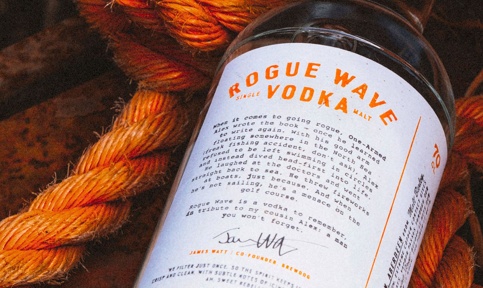 LOVE unveils new vodka brand for BrewDog, a tribute to founder’s one ...