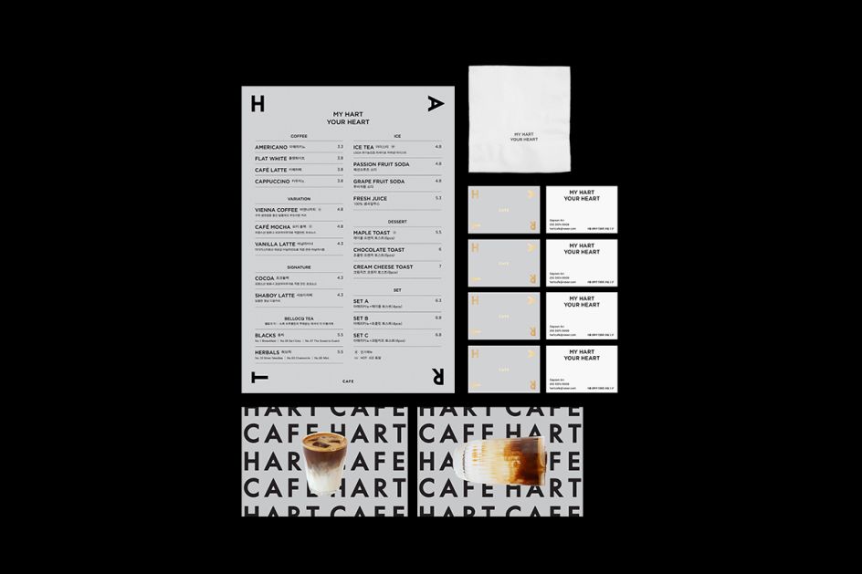Hart Cafe by Triangle Studio: Branding with a whole lot of heart ...