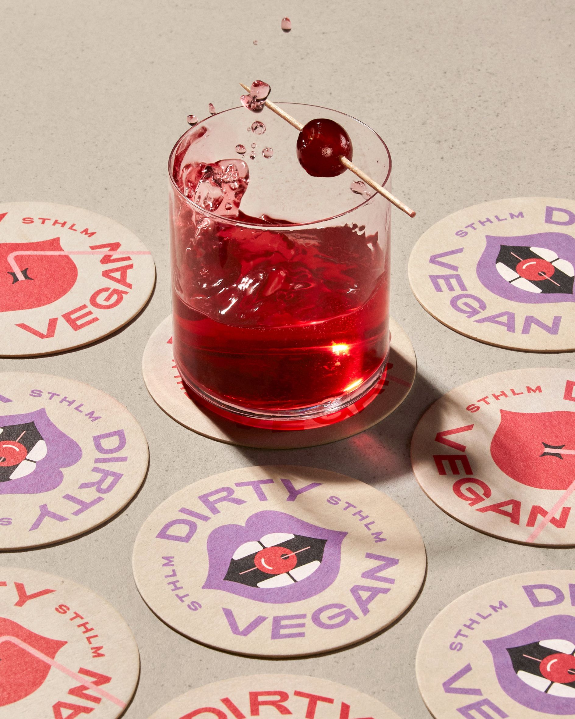 Branding for Swedish junk food joint Dirty Vegan is deliciously playful ...