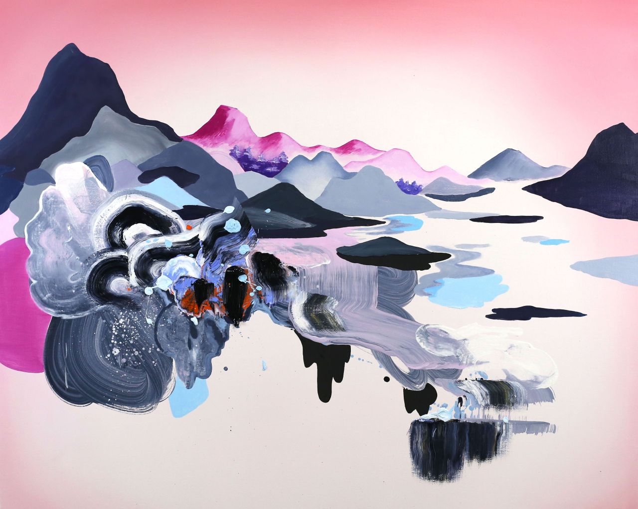 Paintings by Jane Rainey inspired by the ocean and traditional Japanese ...