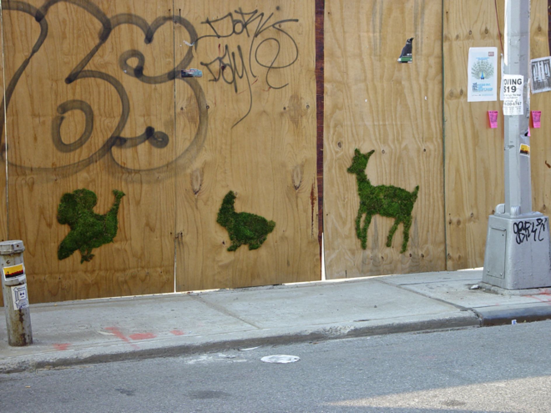 Street artists unleash the green with Moss Graffiti | Creative Boom