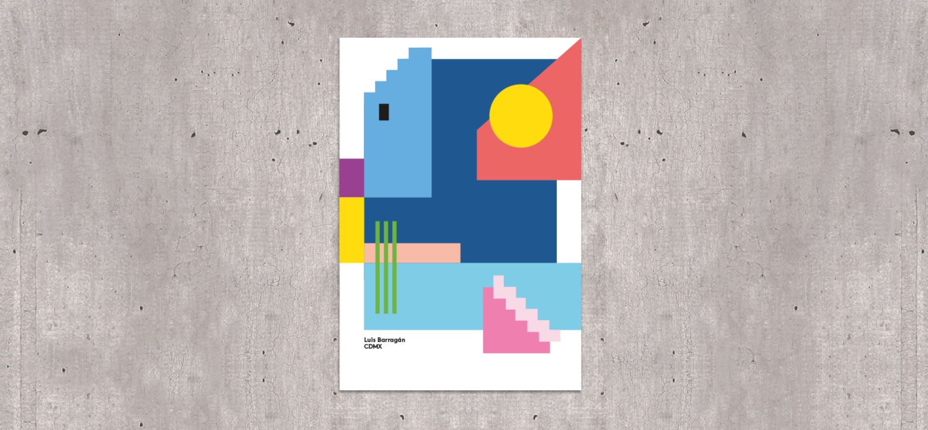 Mexico inspired poster series explodes with a rainbow of colours ...