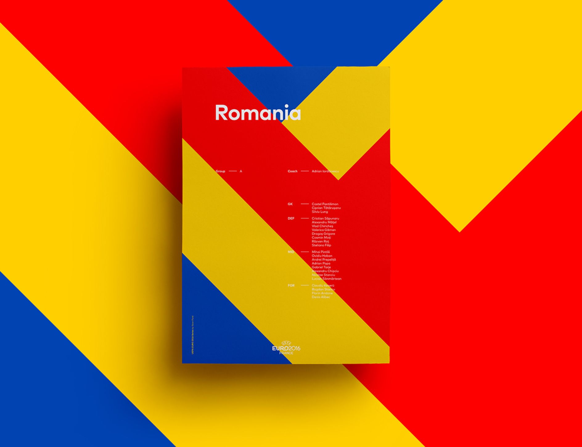 UEFA EURO 2016 poster series translates national colours into ...