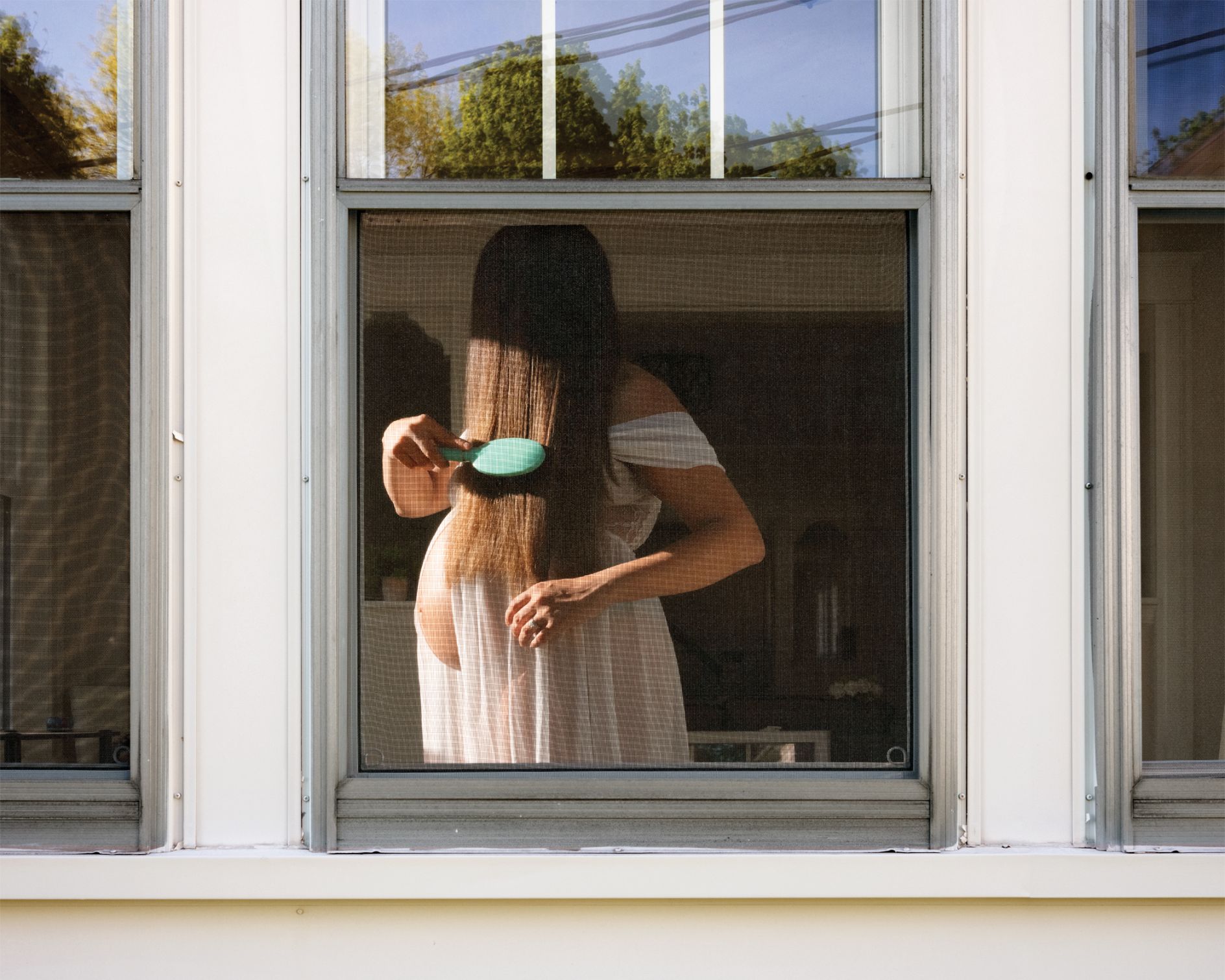Portraits Through Windows: Photographs of people at home before and ...