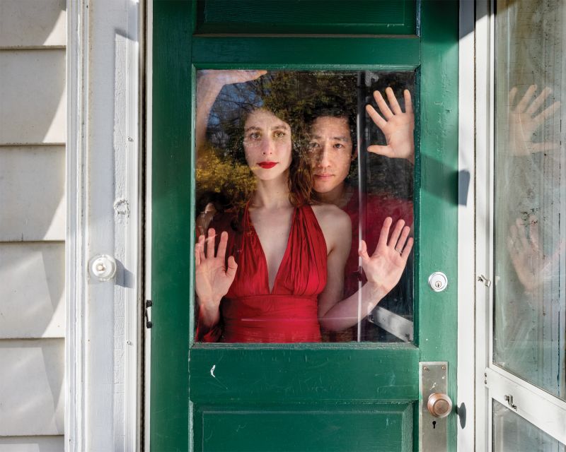 Portraits Through Windows: Photographs of people at home before and ...