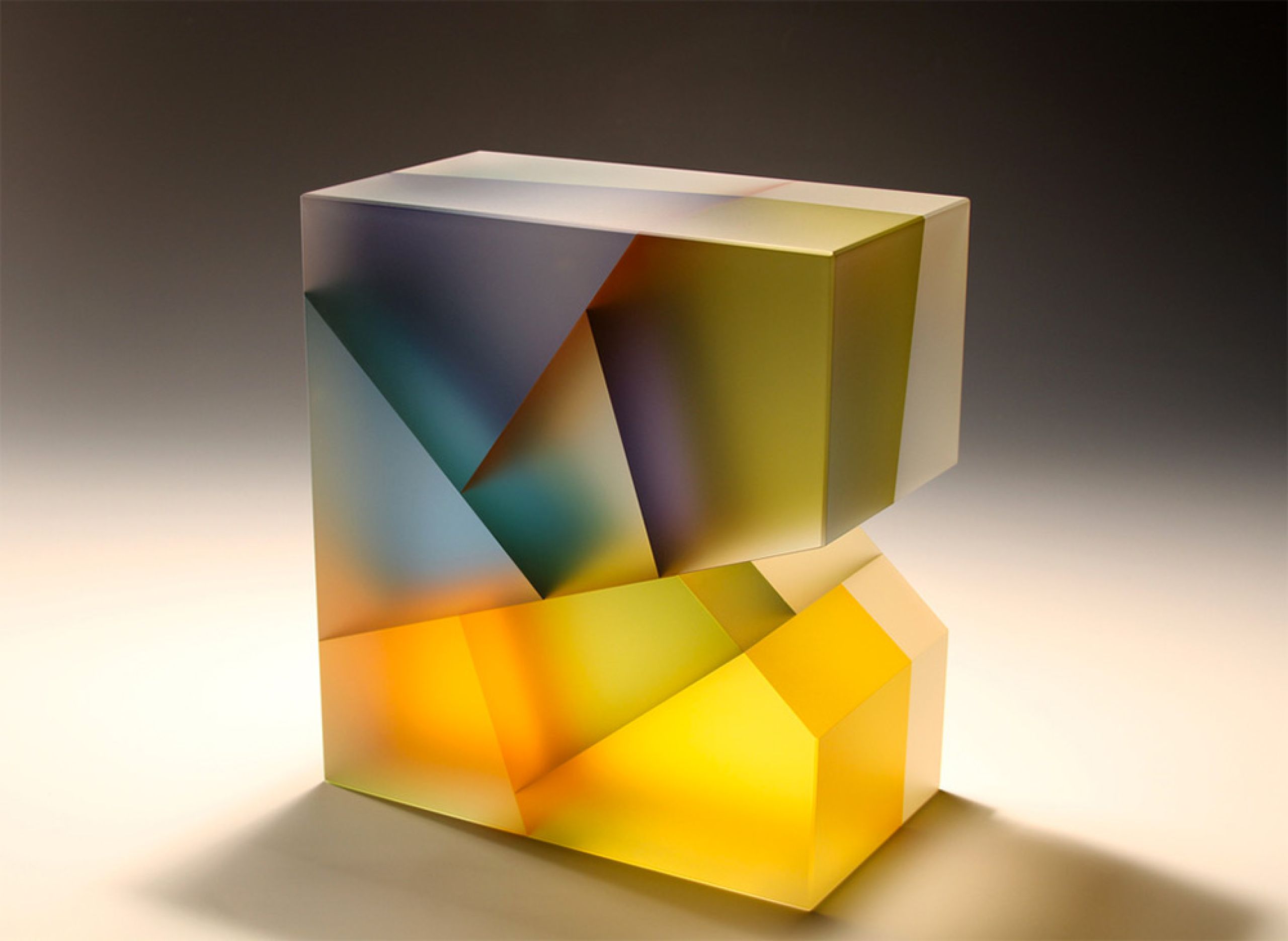 Segmented glass sculptures inspired by the growth of cells | Creative Boom