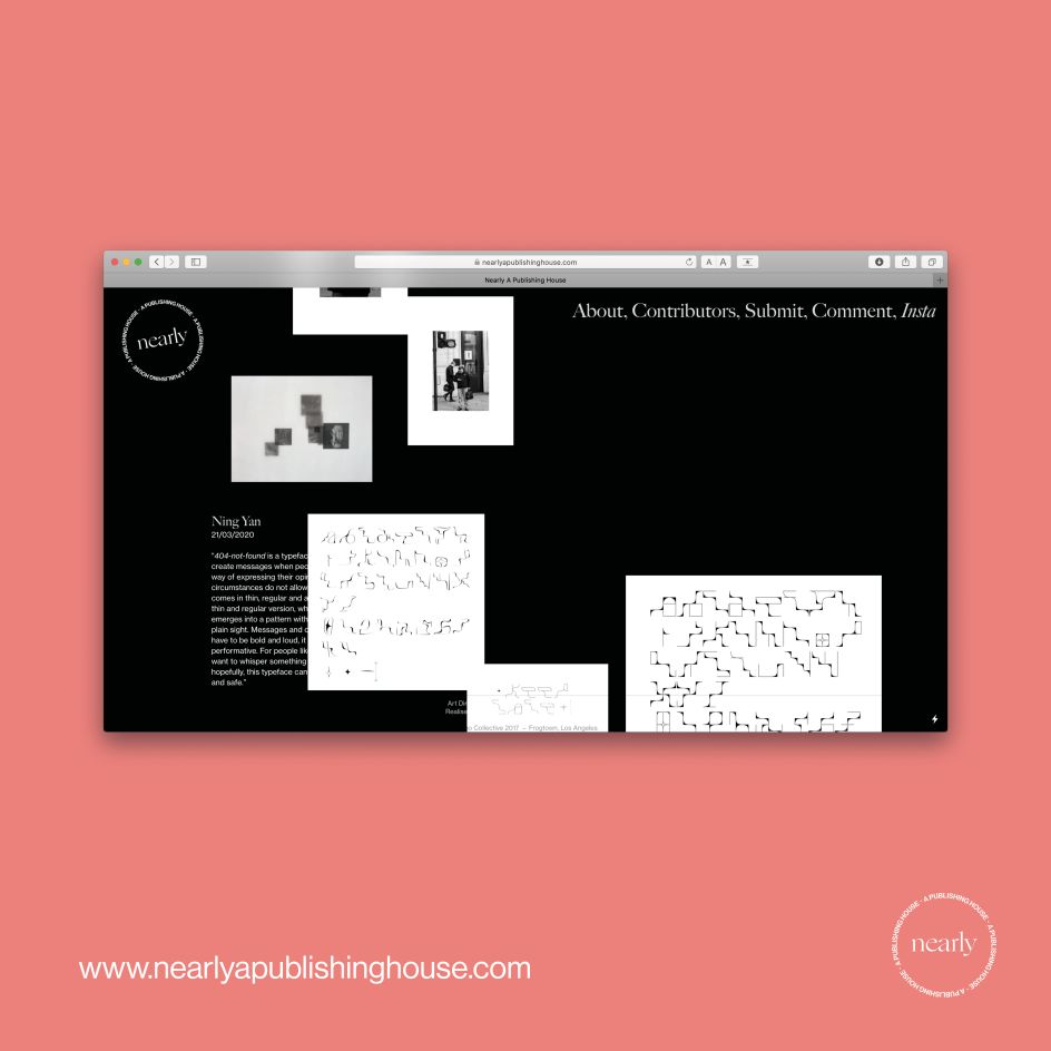 Nearly Published: Two graphic design students start a platform that ...