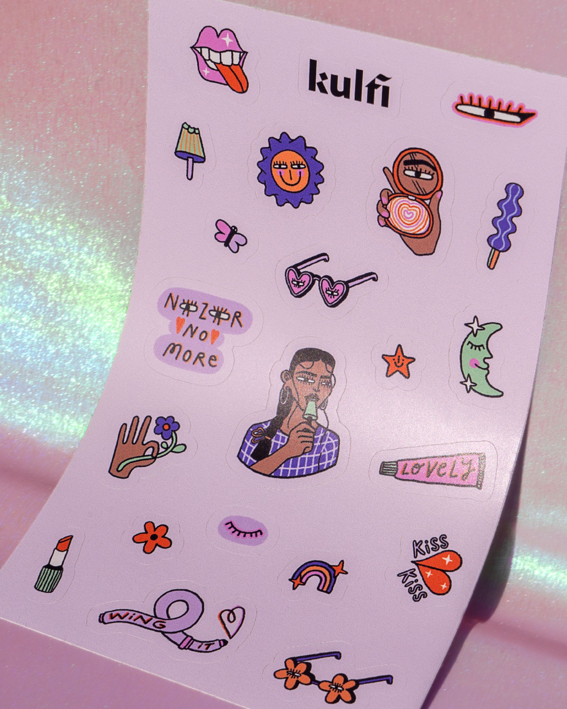 Badal Patel's identity for Kulfi, a South Asian cosmetics brand ...