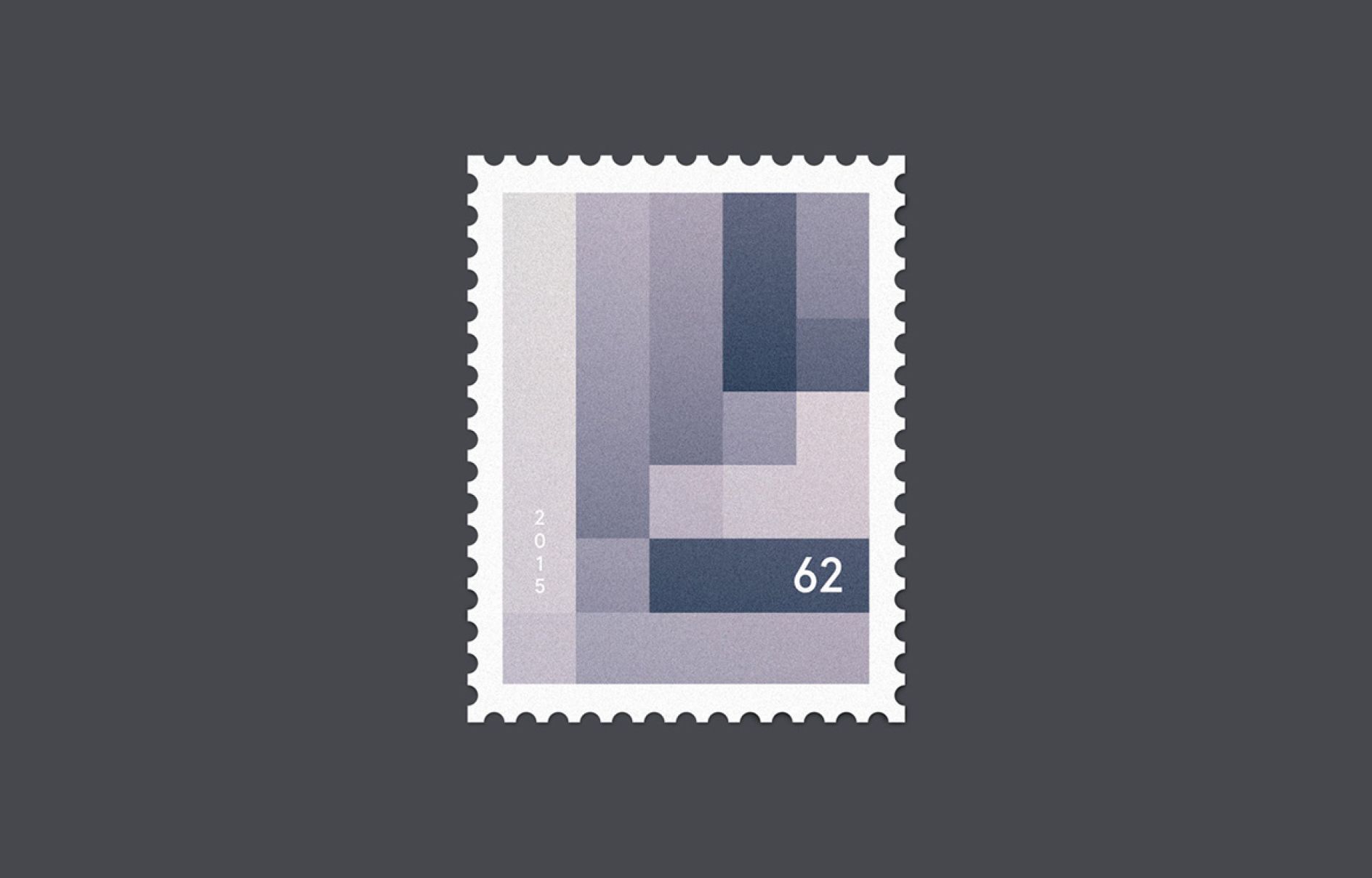 Designer creates series of geometric stamps inspired by the alphabet ...