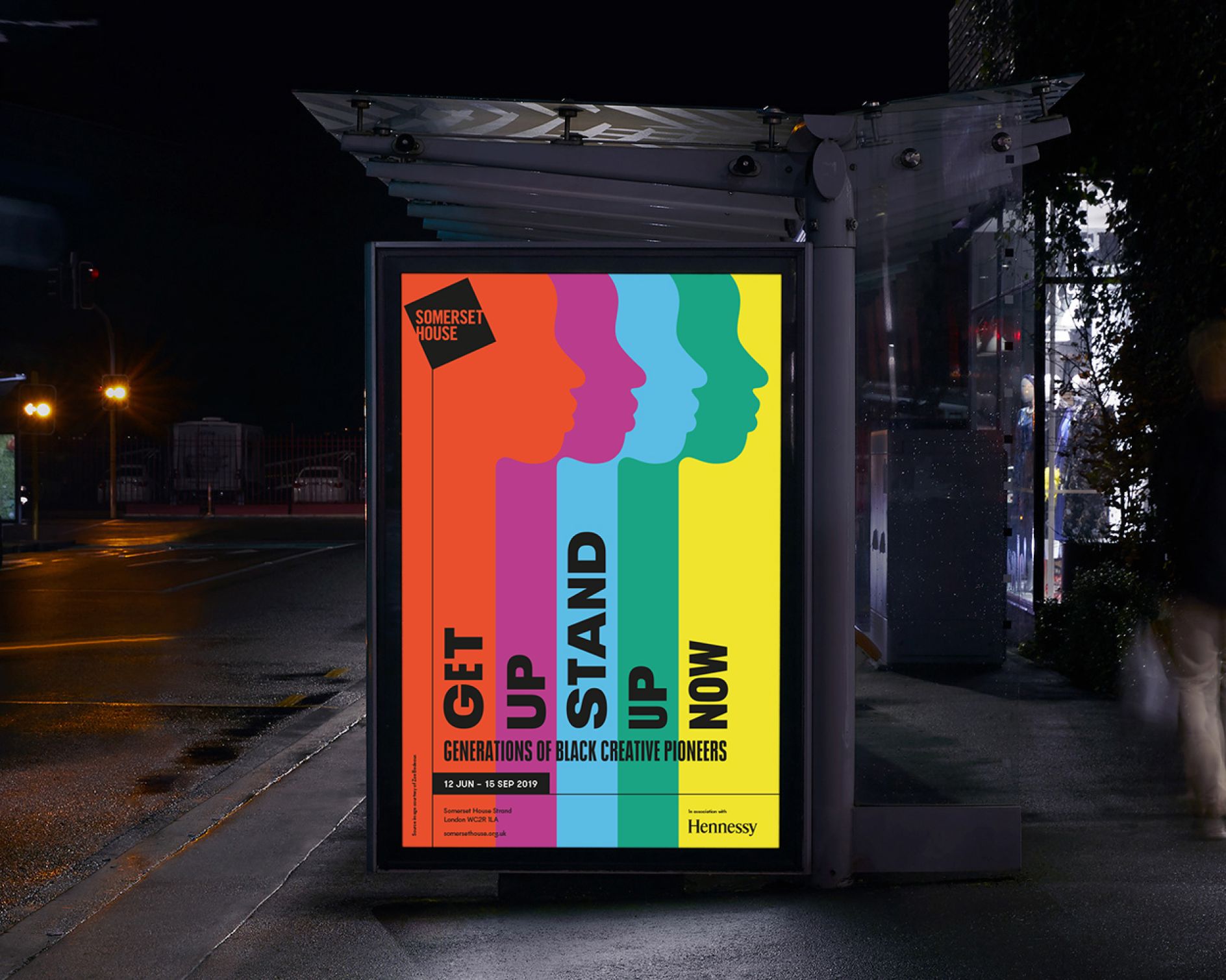 Here Design's vibrant identity for Get Up, Stand Up Now celebrates ...