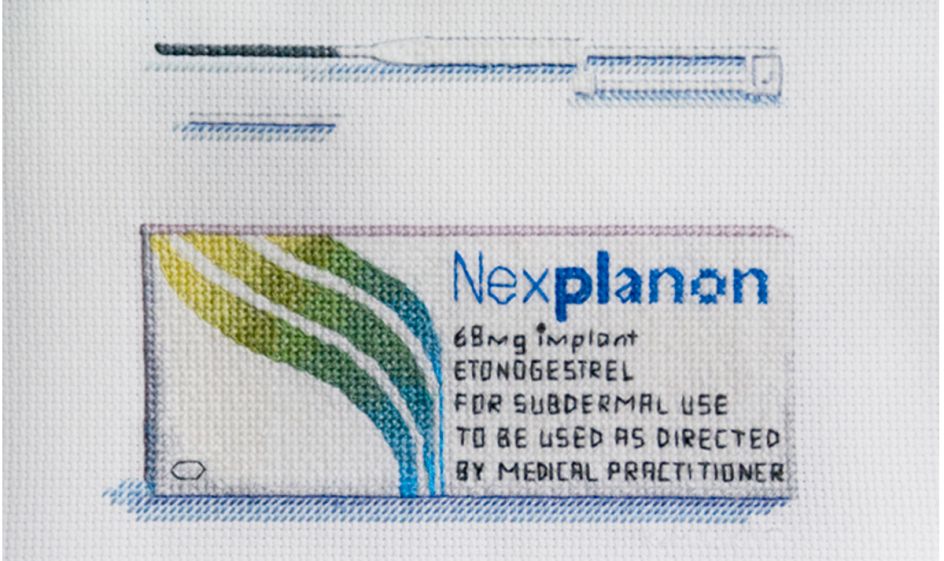 In Control: Embroidered artworks of contraceptives tackles women's ...
