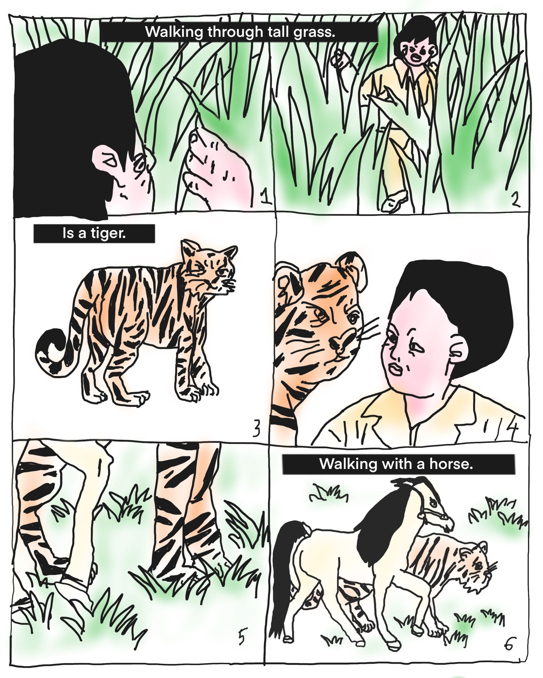 Morain An's whimsical illustrations are a celebration of hand-drawn ...