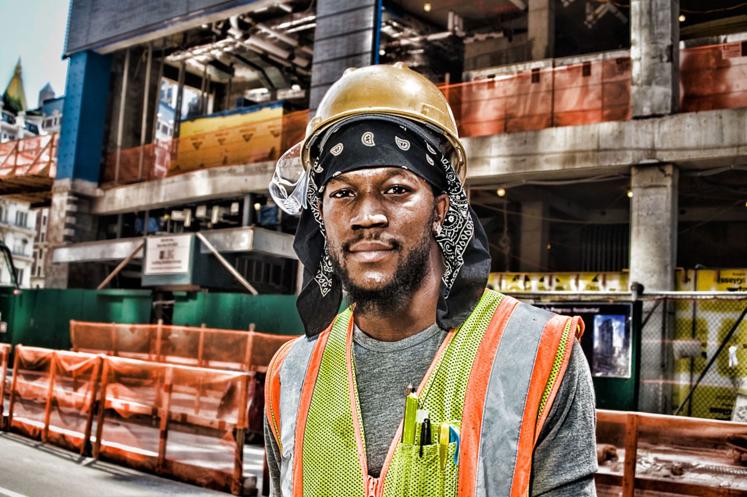 Hardhats of New York City: Leland Bobbé photographs the remarkable ...