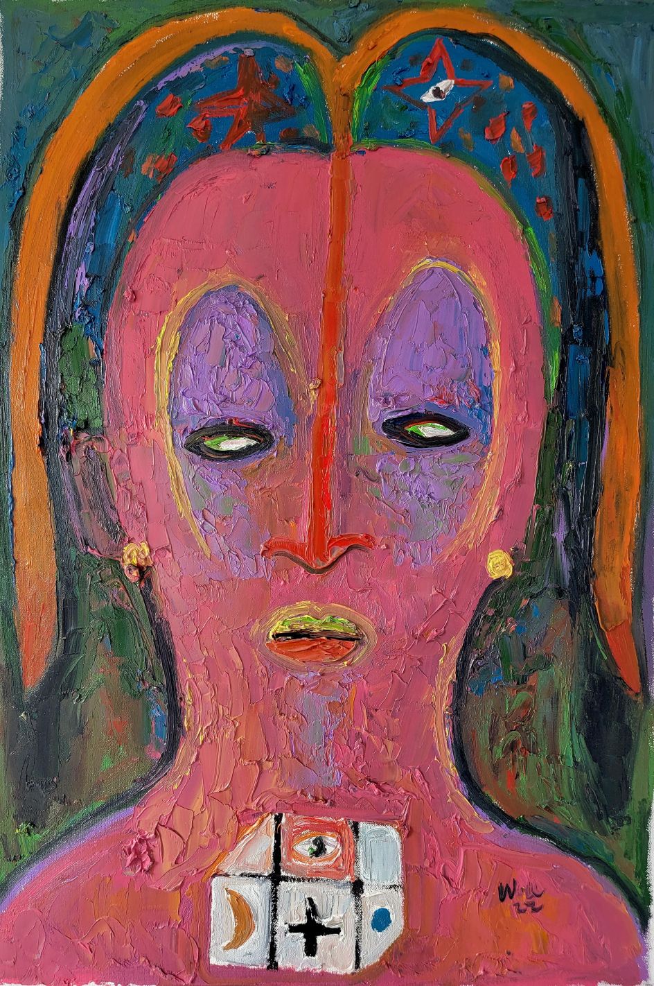 Artist Wole Lagunju's first solo show explores issues of power, gender ...