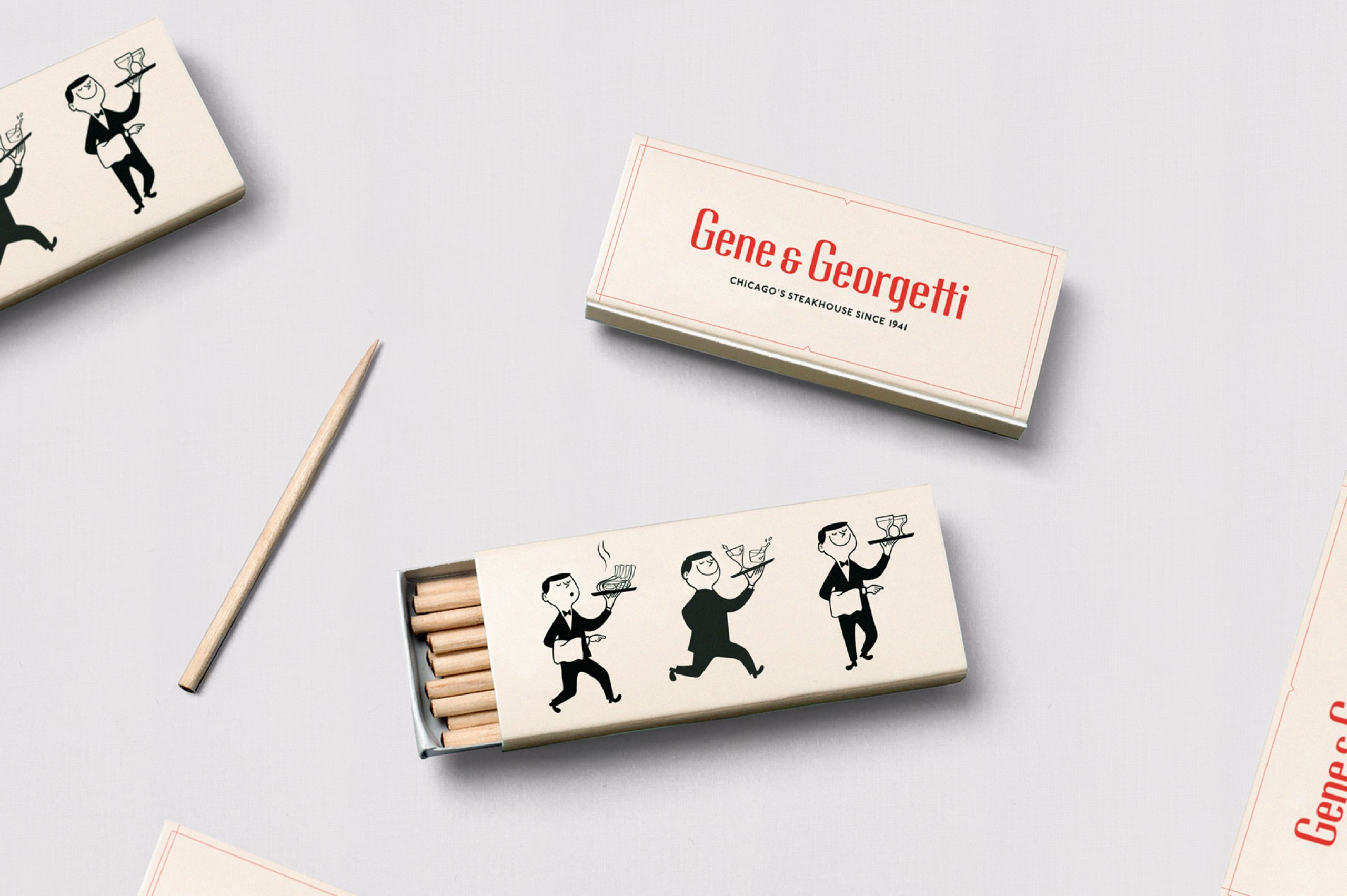 Paperwhite-Studio's brand refresh for Gene & Georgetti, a famous ...