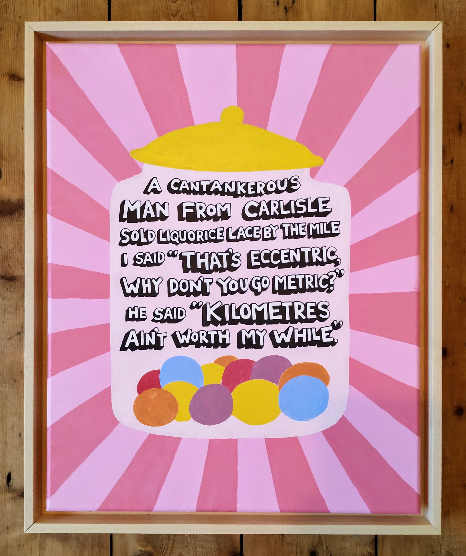 Angry Dan gives us a sneak peek at his latest limerick paintings full ...