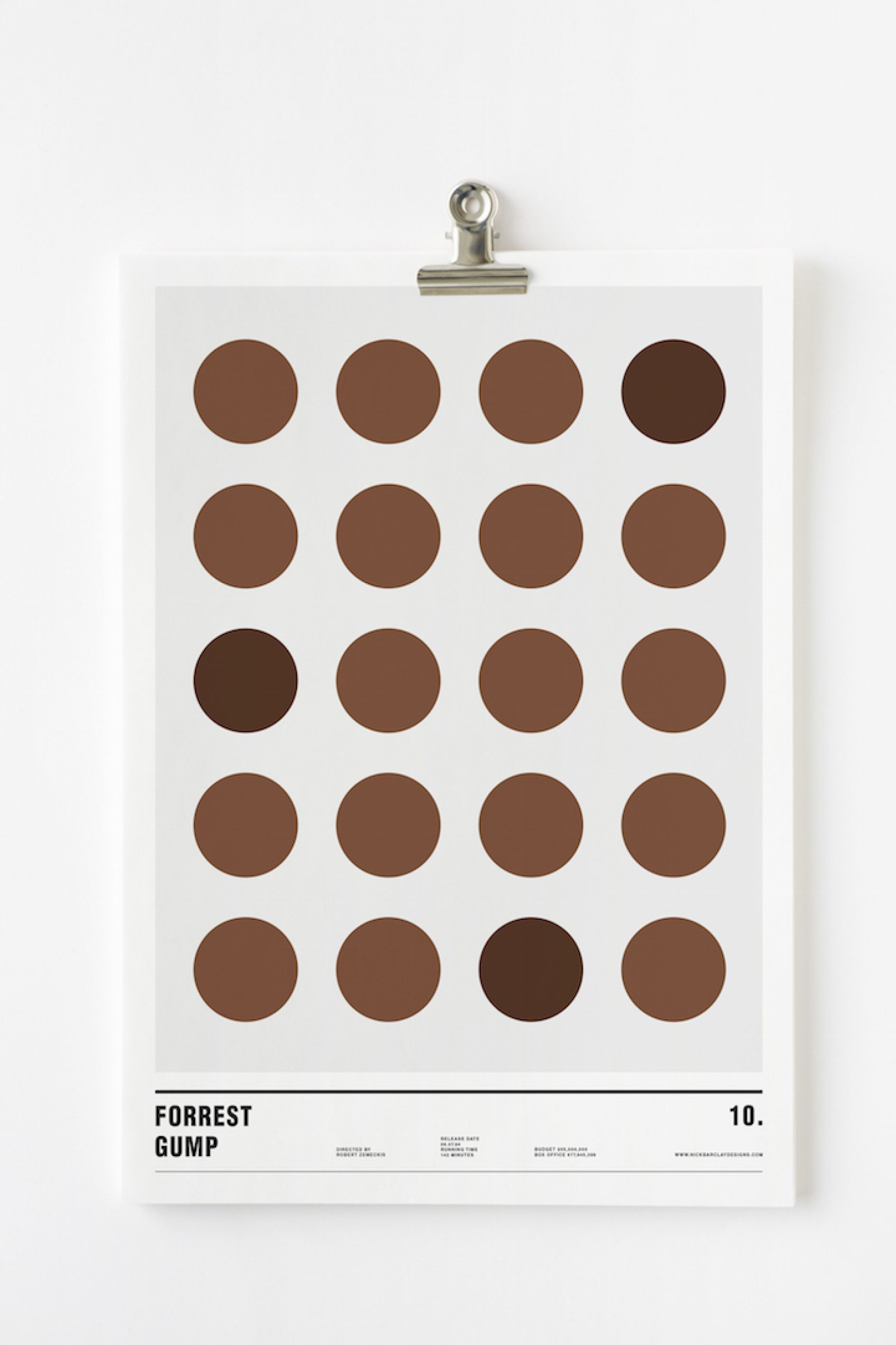 Designer creates minimalist posters of famous movies using only circles ...