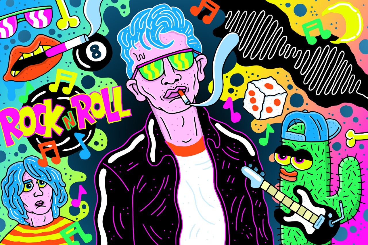 Sam Taylor's gritty, bold and purposefully silly illustrations ...