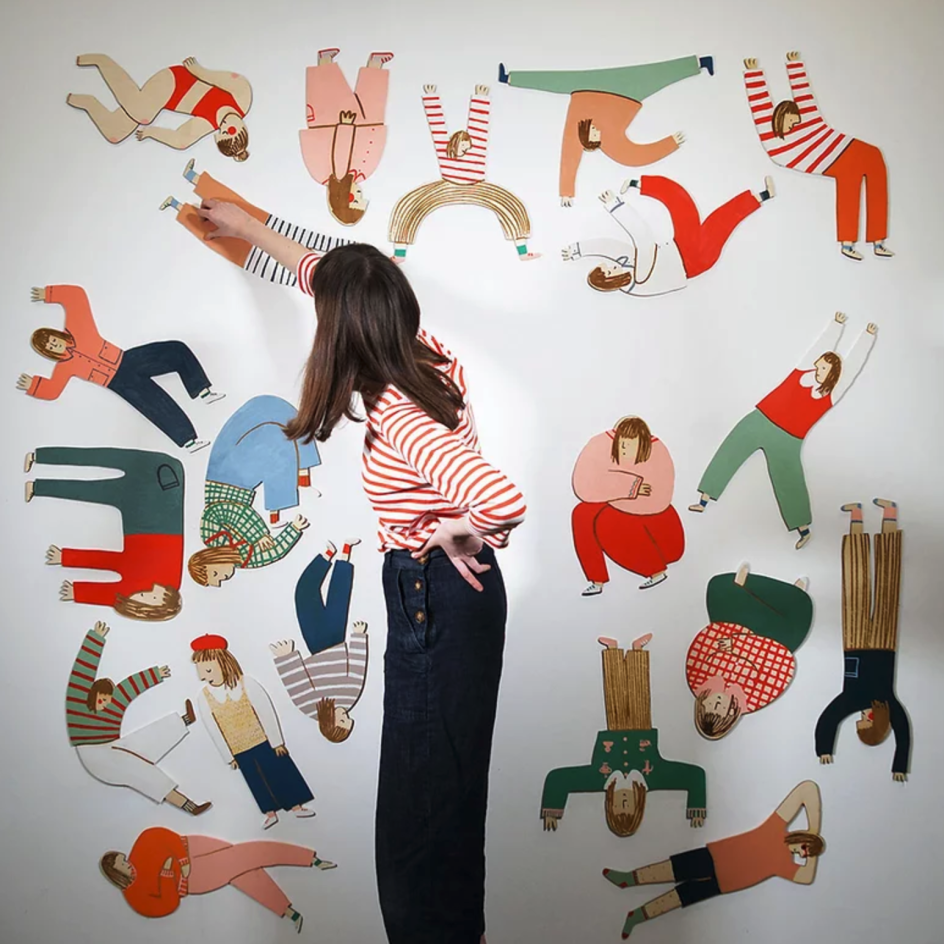 A mashup of colour, line drawings and mid-century design: The artistic ...