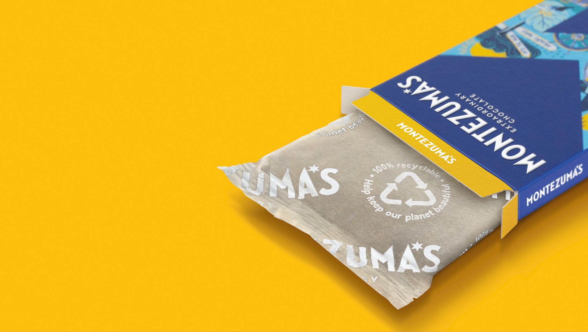 Butterfly Cannon's identity for Montezuma's Chocolates inspired by a ...