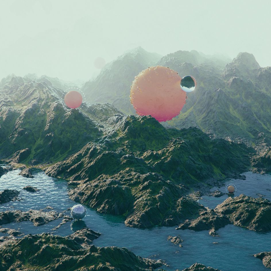 Filip Hodas' digital renderings conjure surreal landscapes in candy ...