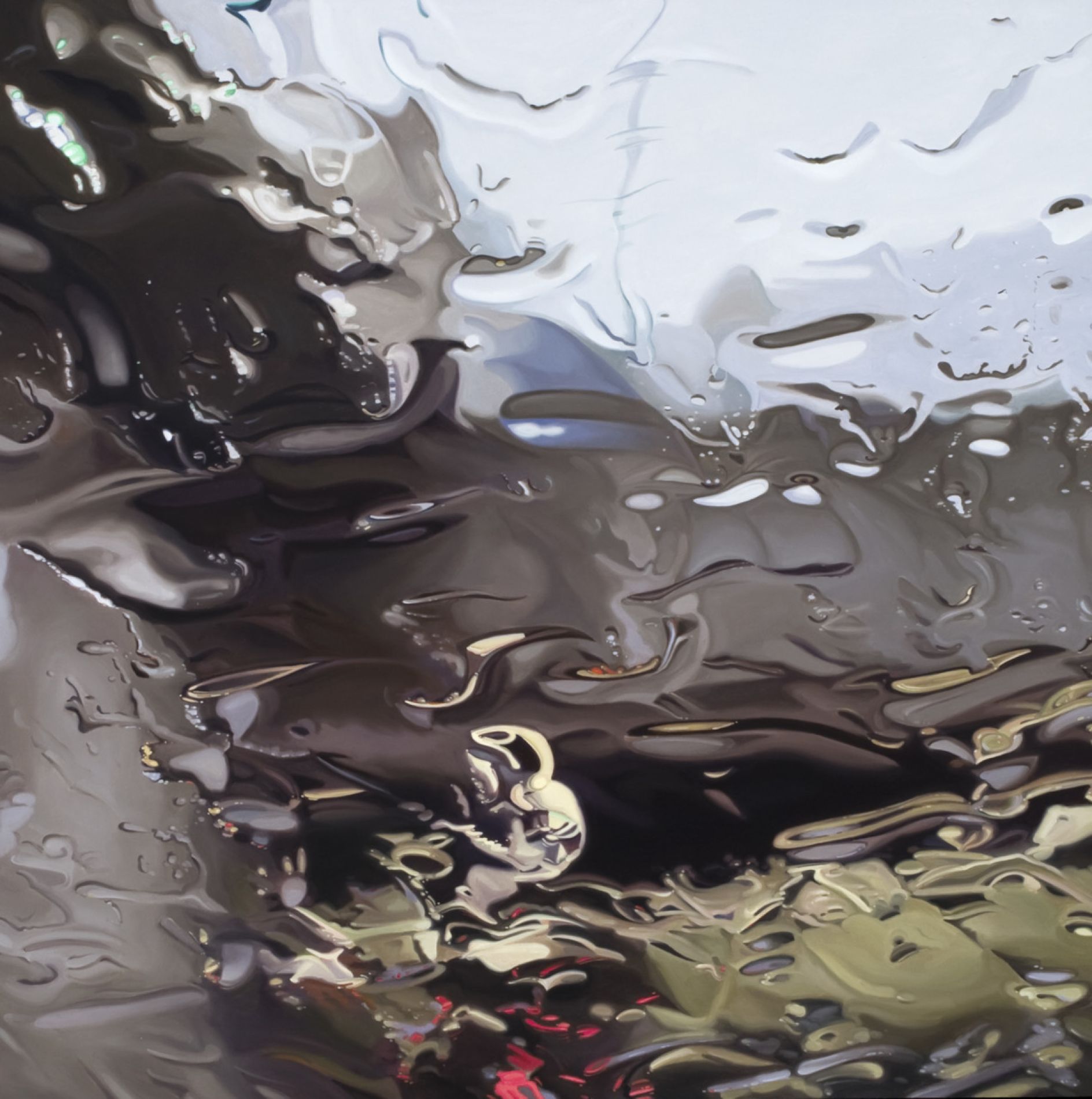 Under the Unminding Sky: Artist paints hyperrealistic views of rain ...