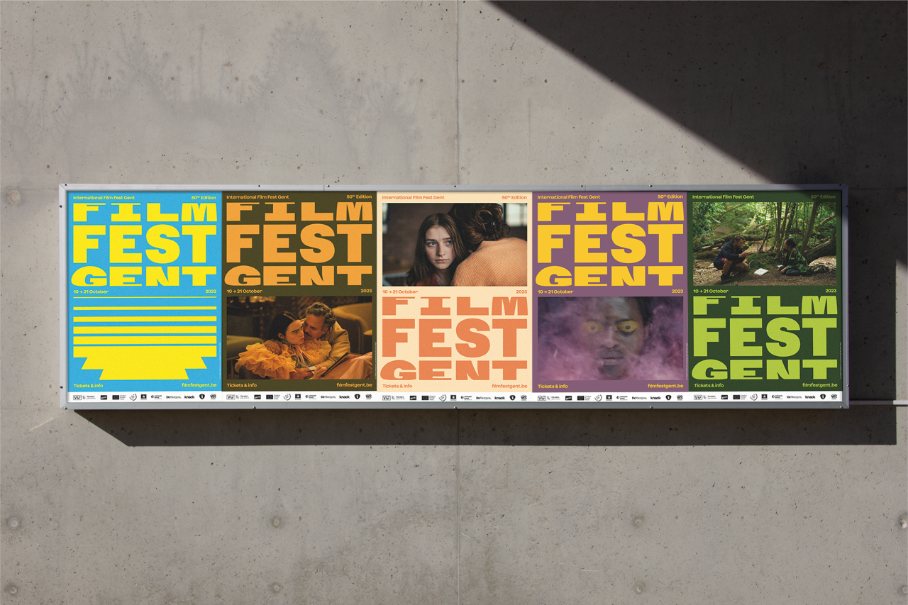 Film Fest Gent's animated rebrand contains a clever nod to the nature ...