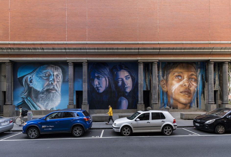 Australian artists unite to create Melbourne's first official street ...