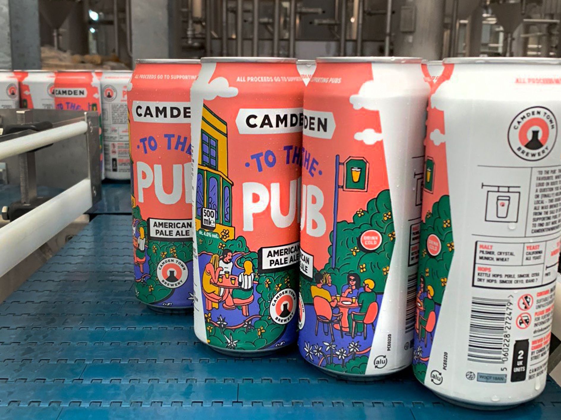 Colourful new beer brand celebrates the return to the pub | Creative Boom