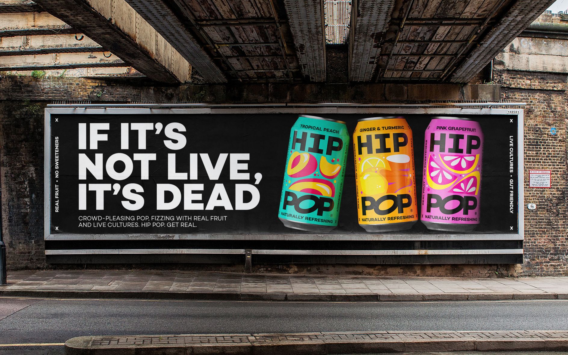 Hip Pop gets real with a punchy rebrand by Robot Food | Creative Boom