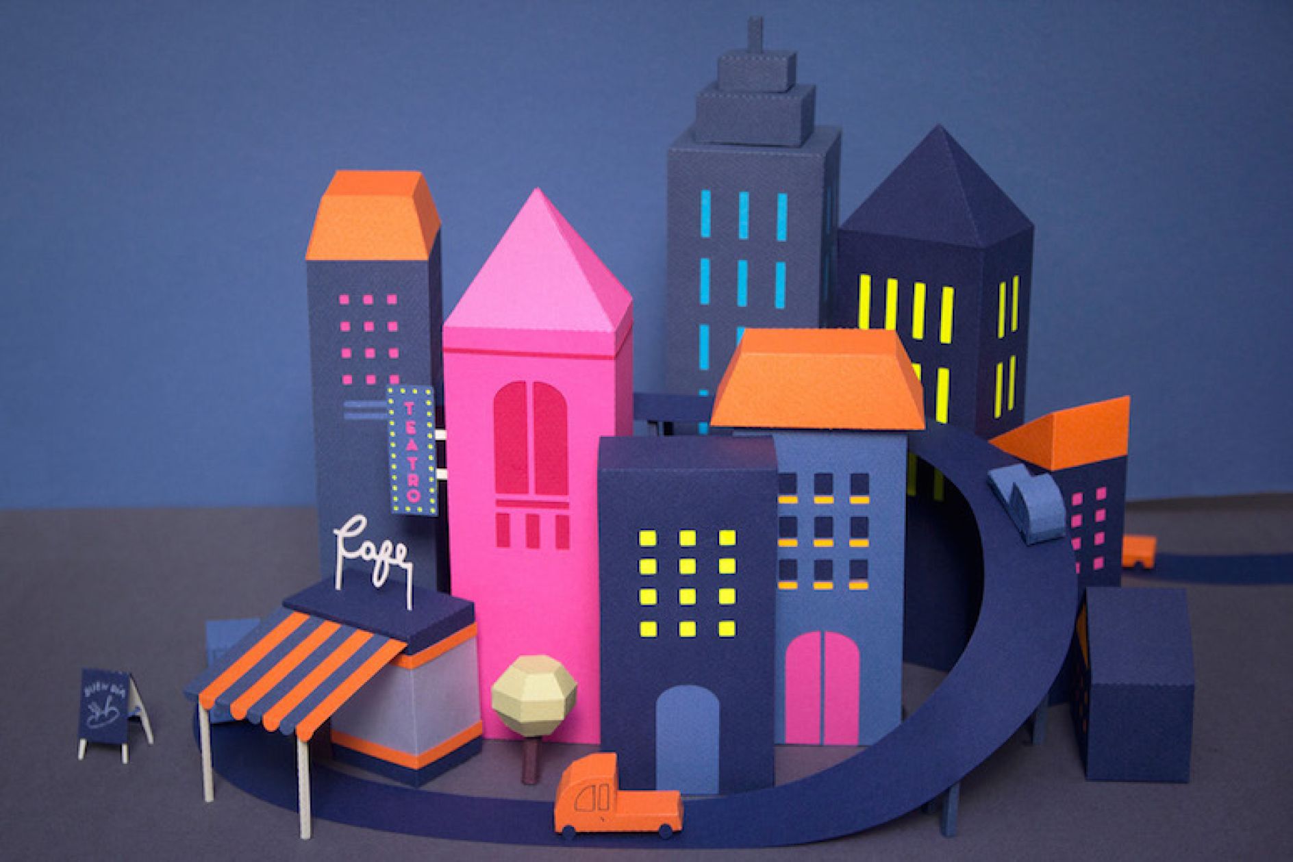 Cute colourful nature scenes crafted entirely out of paper | Creative Boom