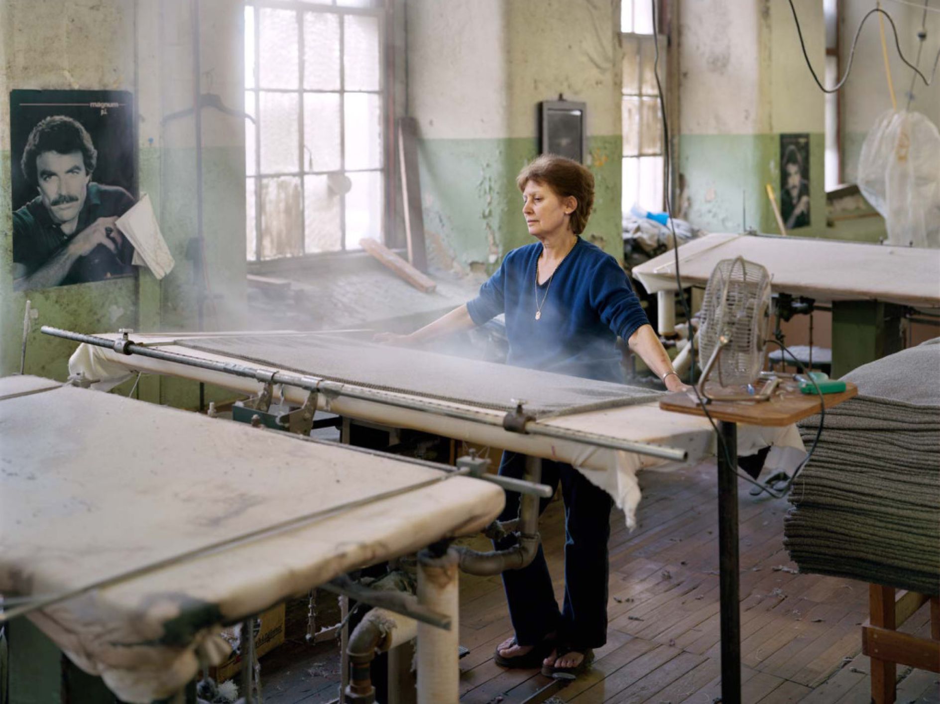 A fascinating peek inside America's colourful textile mills and ...