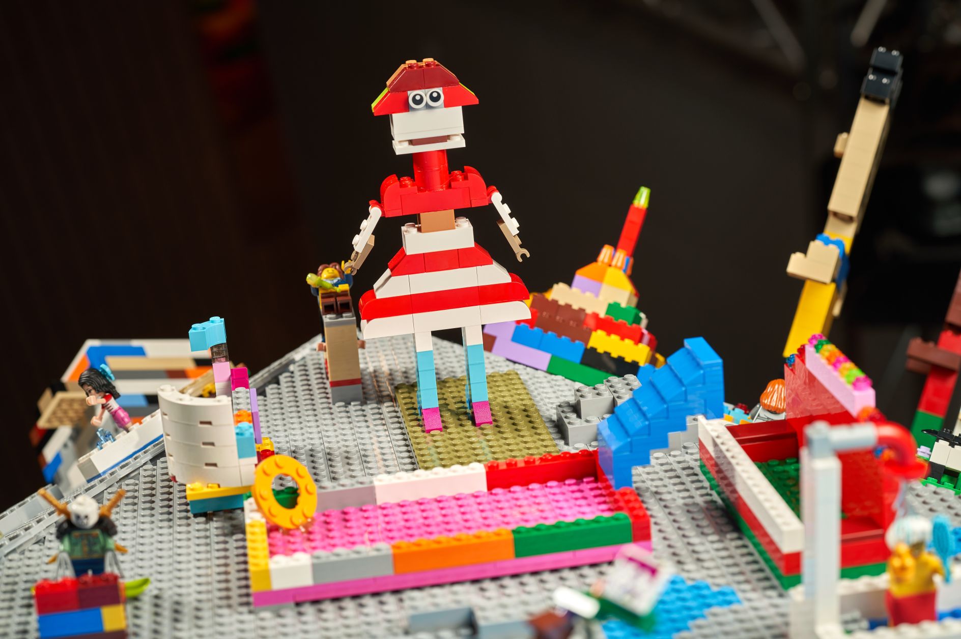 LEGO makes a giant brick globe to showcase hundreds of children's ...