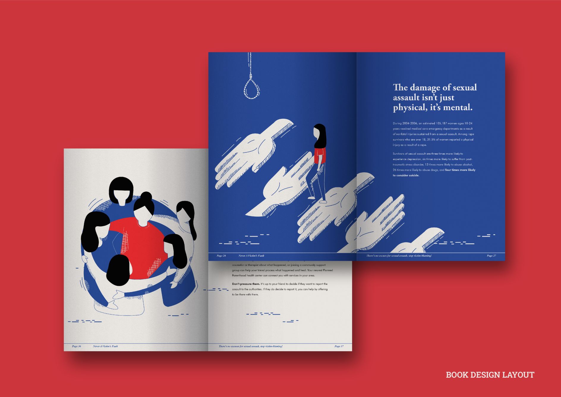 Award-winning illustrations tackle the problem of victim blaming ...